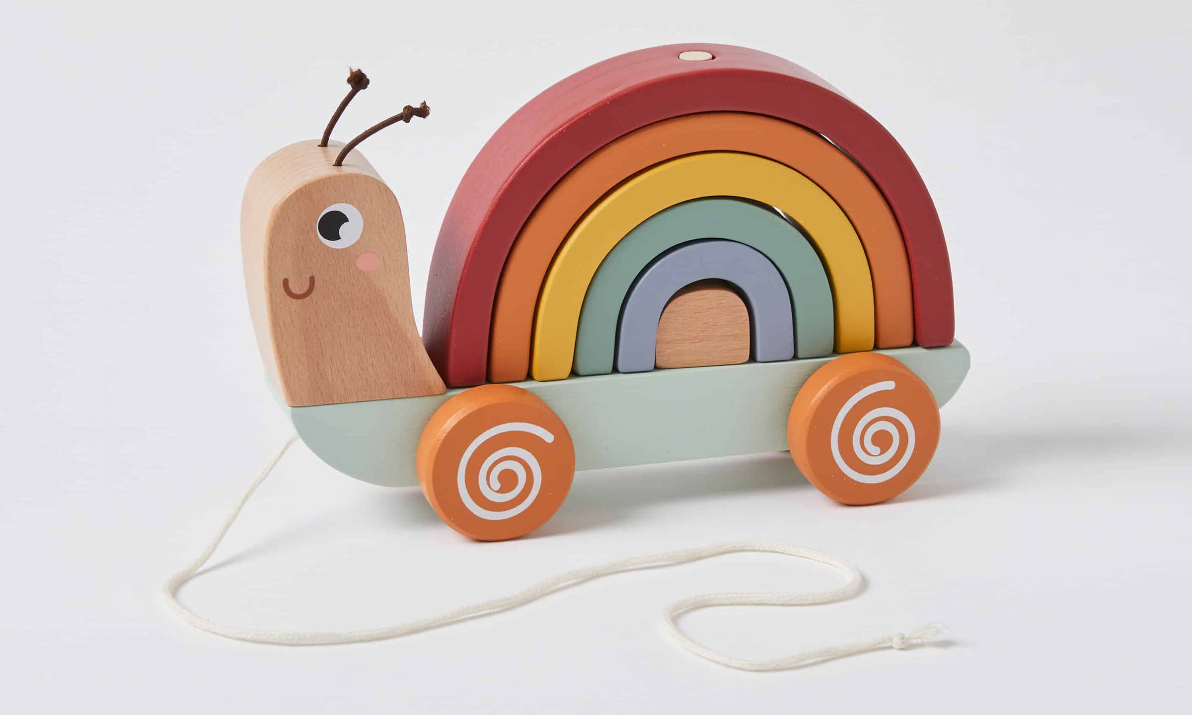 Pull Along Rainbow Snail | Gifts Australia