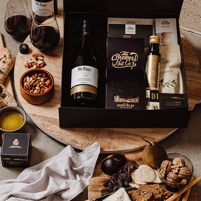 Red Wine & Nibbles Hamper | Gifts Australia