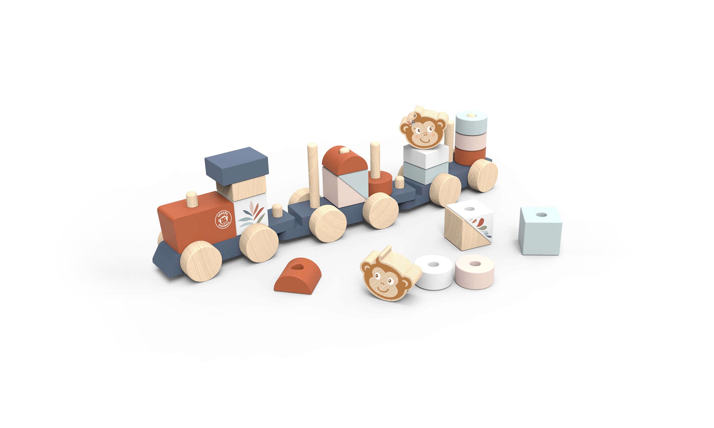 Wooden Stacking Train｜Gifts Australia