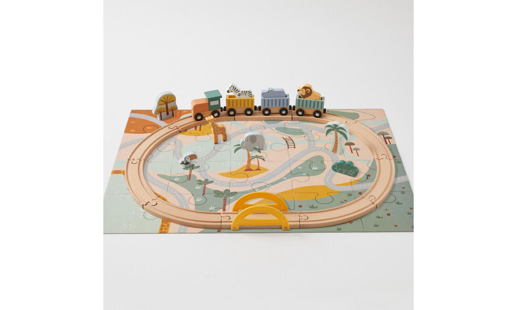 Animal Puzzle Train Set | Gifts Australia