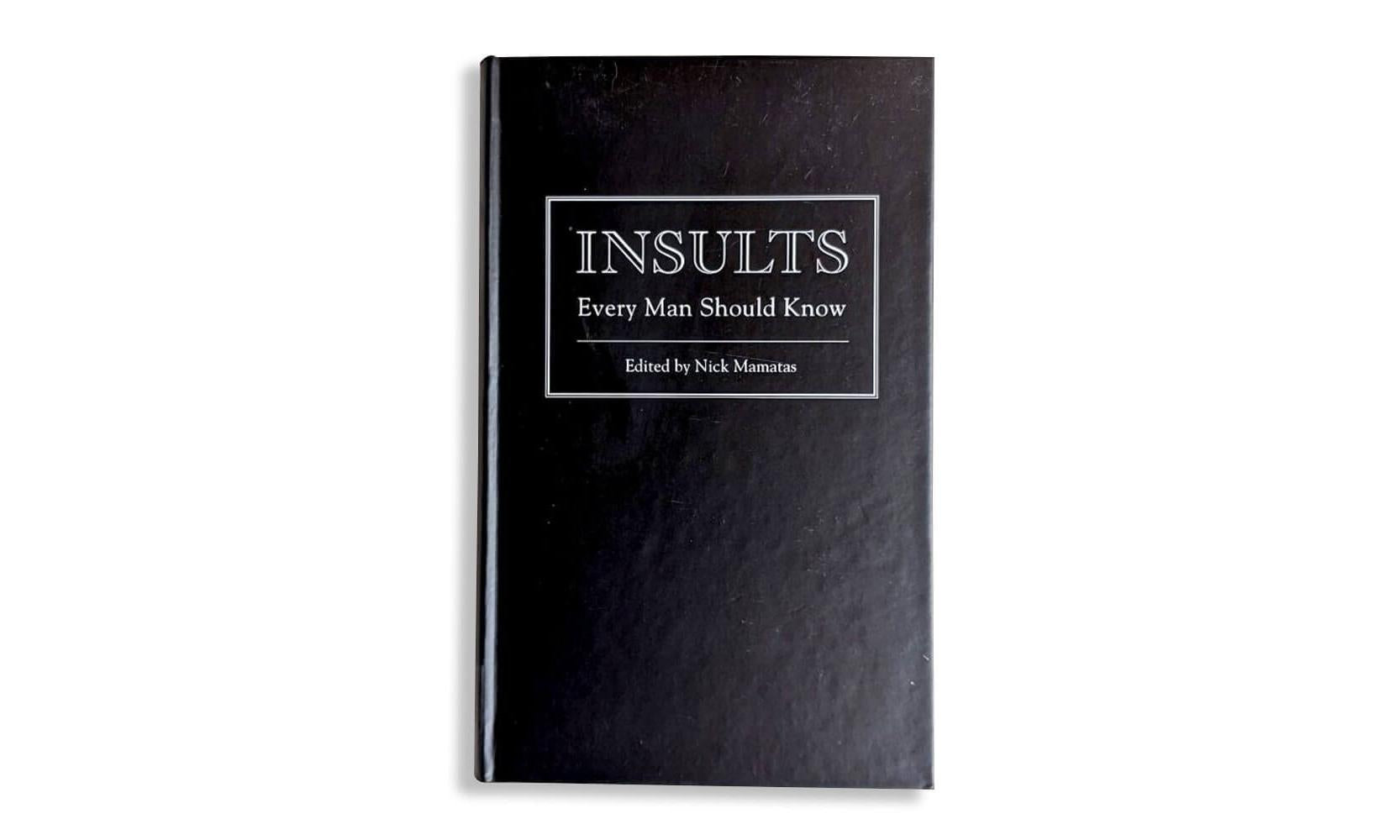 Insults Every Man Should Know Book | Christmas Gifts Australia