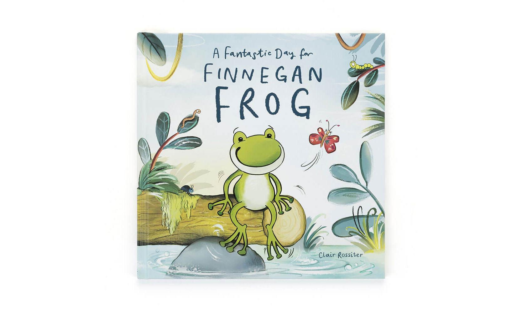 Jellycat A Fantastic Day for Finnegan Frog Book｜Gifts Australia