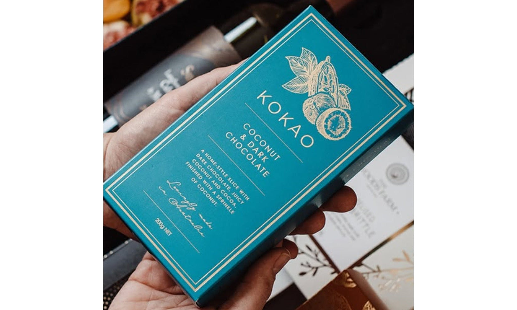 Kokao Coconut & Dark Chocolate Slice 200g – Gifts Australia