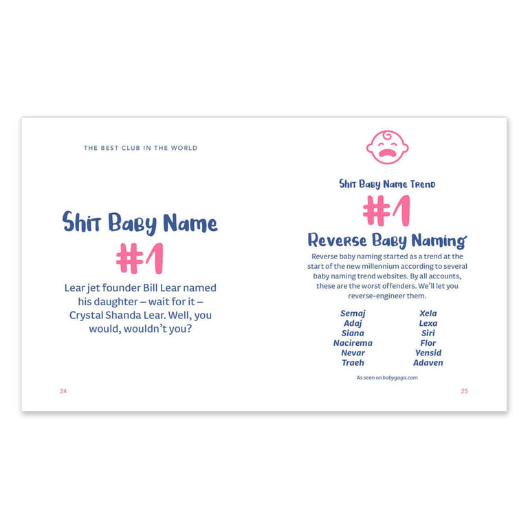 Little Book Of Shit Baby Names | Gifts Australia
