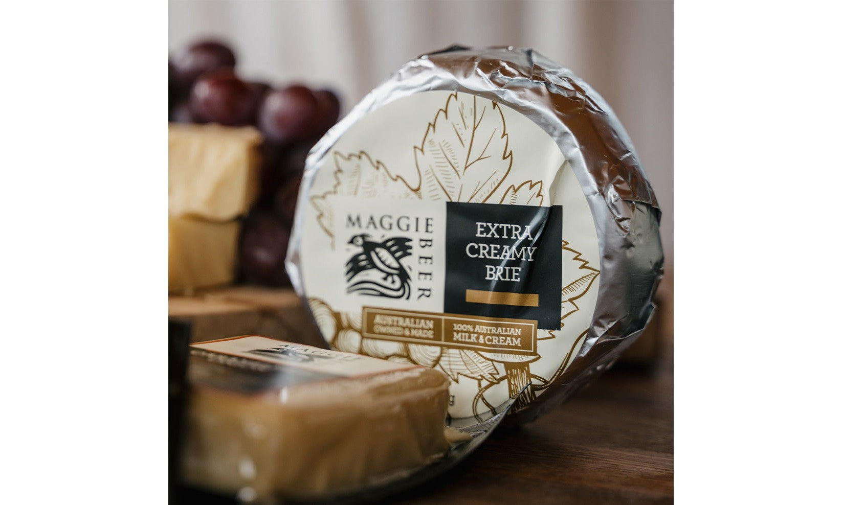 Maggie Beer Extra Creamy Brie Cheese 180g – Gifts Australia