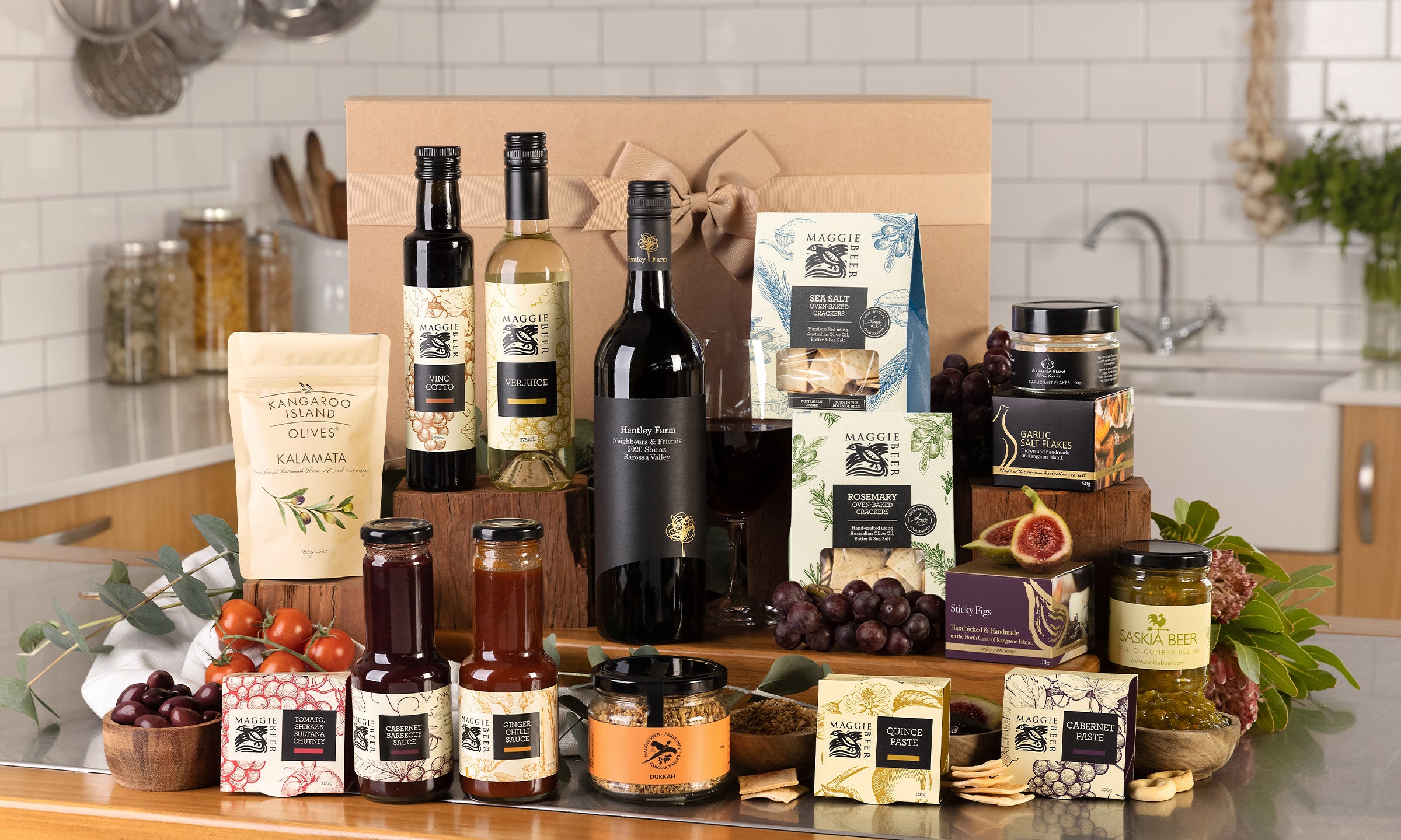 Maggie Beer's Best of South Australia With Hentley Farm Shiraz Hamper ...