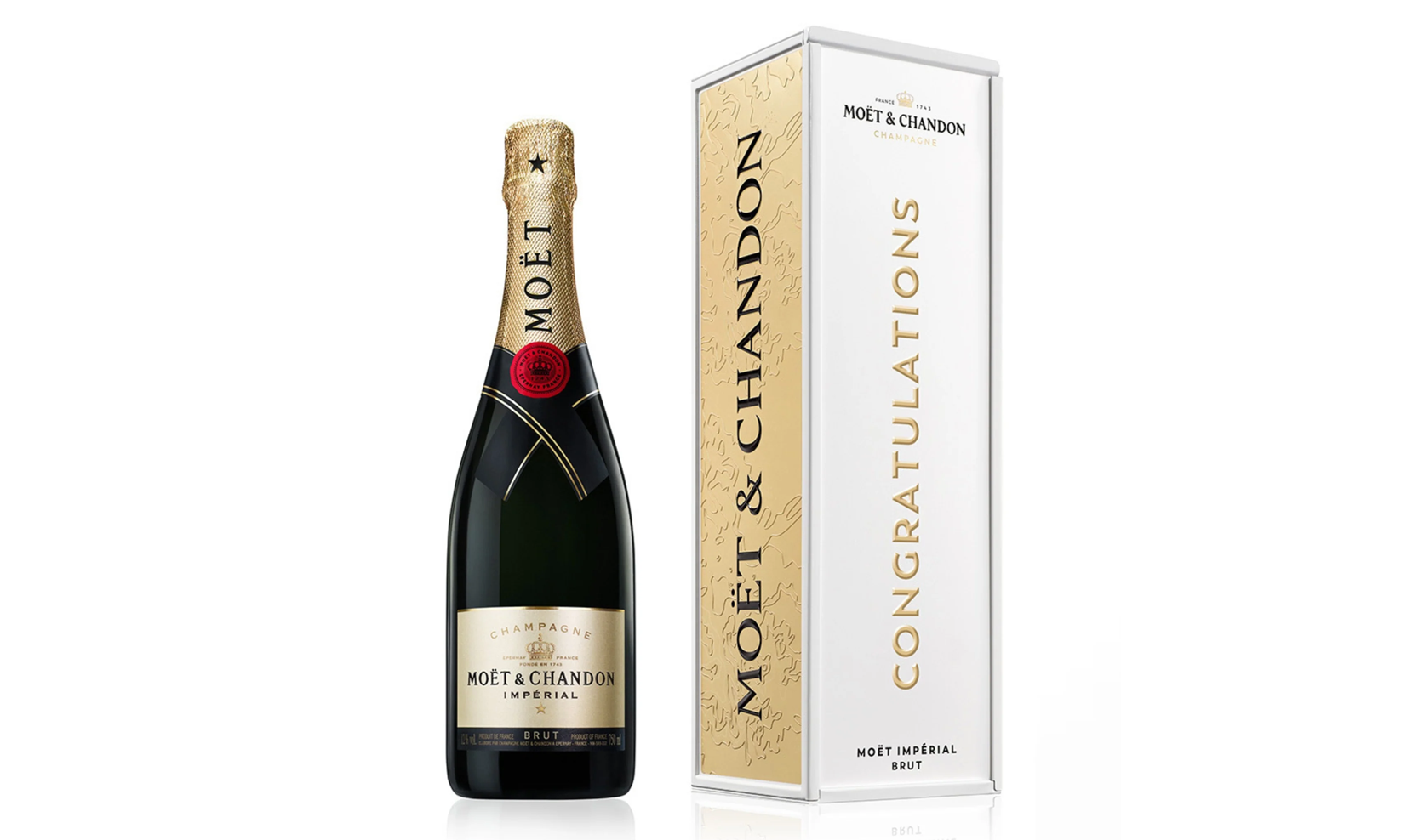 Moët & Chandon Brut Imperial NV Champagne 750ml - Congratulations ...
